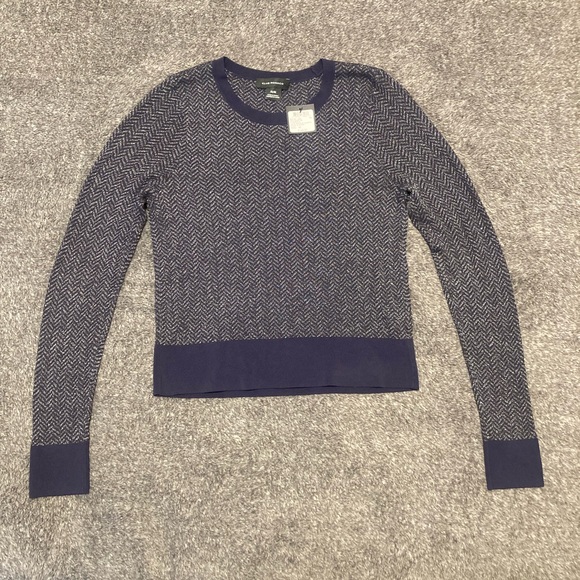 Club Monaco | Sweaters | Nwt Club Monaco Navy Blue And Gold Tone ...